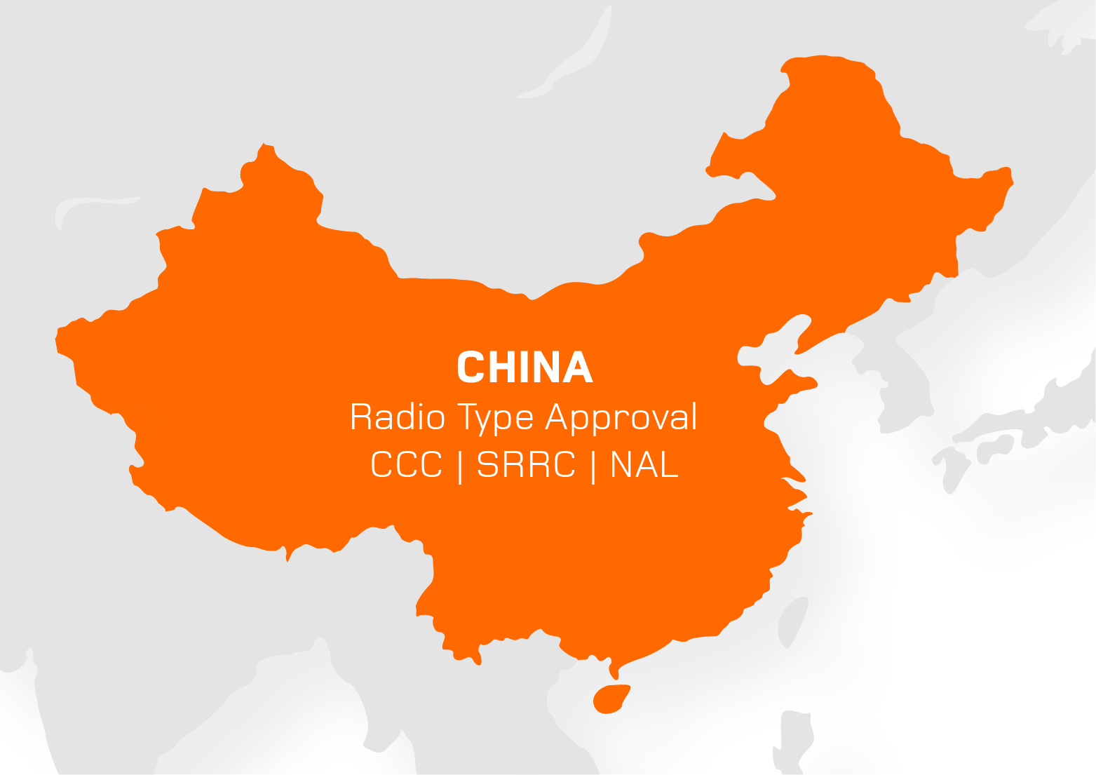 China Mainland Radio Type Approval (CCC, SRRC, NAL)